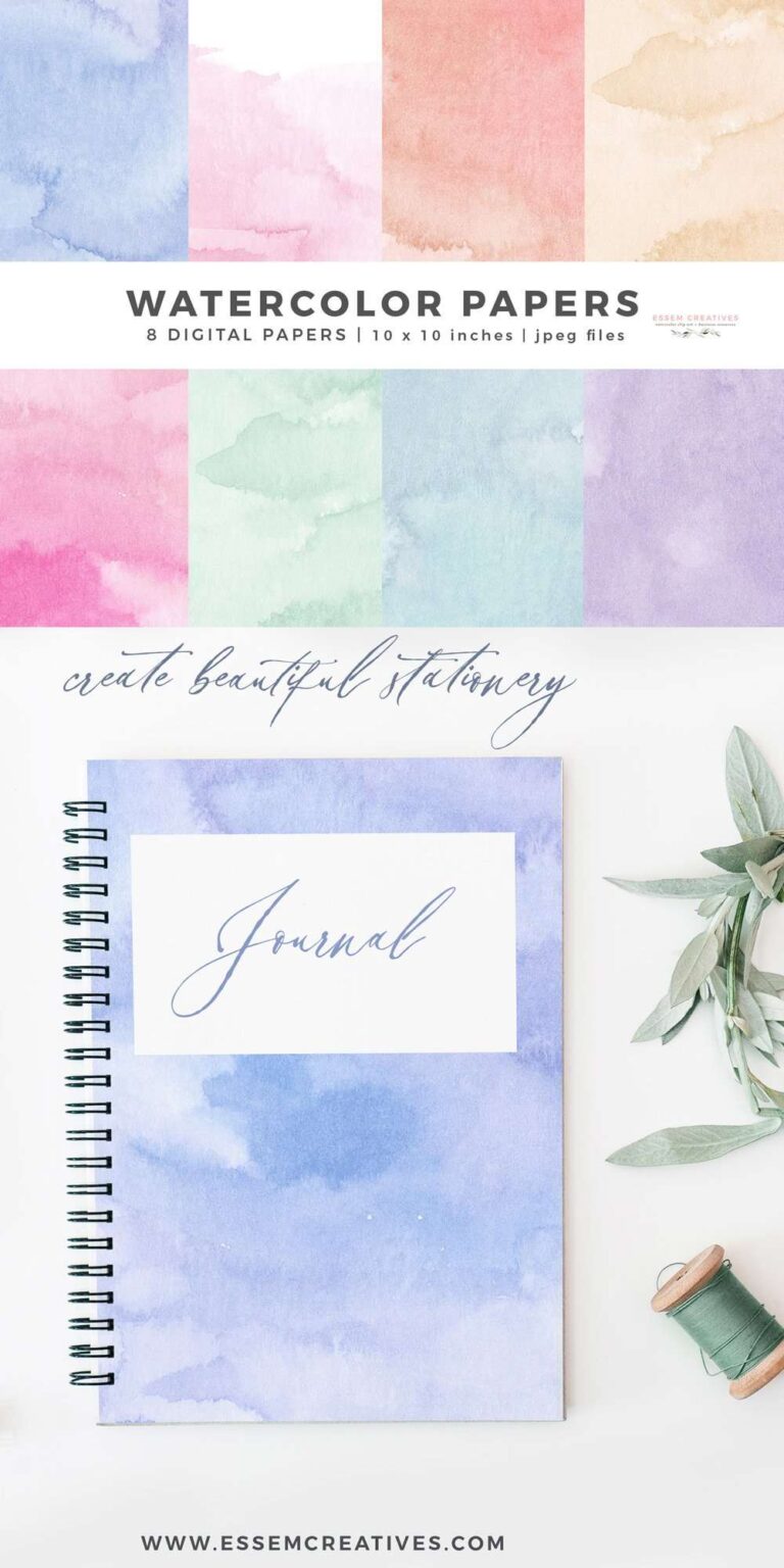 Watercolor Papers, Digital Papers Watercolor Background Textures ...