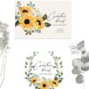 Watercolor Sunflowers Baby's Breath Floral Clipart Painting PNG ...