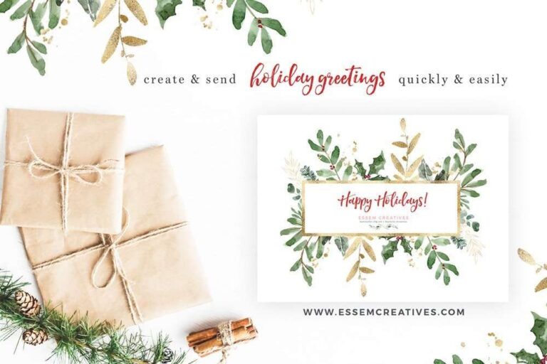 Holly Jolly Watercolor Christmas Clipart, Christmas Wreath Clip Art ...