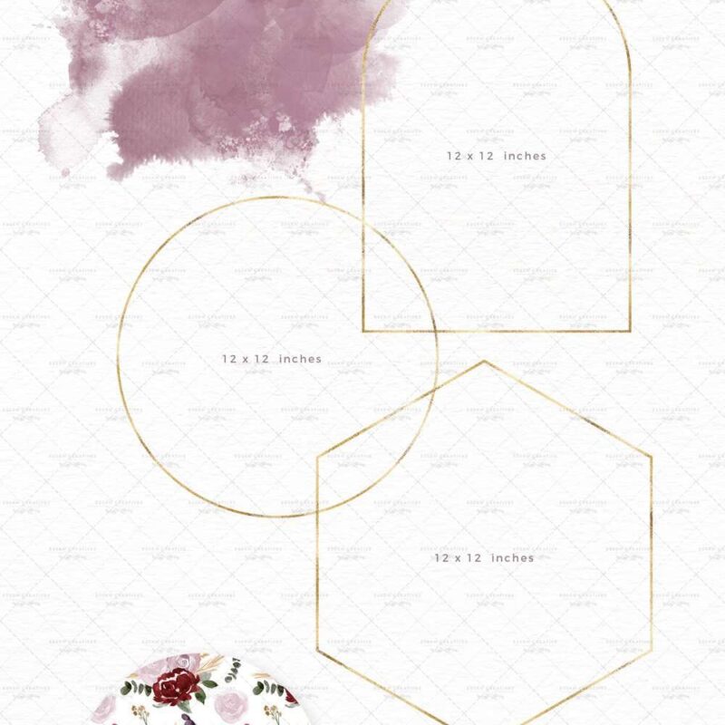 Boho Floral Neutral Watercolor Clipart Graphics Illustrations Card ...