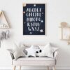 Printable Space Alphabet Poster, Navy Blue Solar System Print, Planets ...