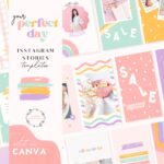 Rainbow Instagram Story Highlight Covers, Social Media Brand, Modern ...
